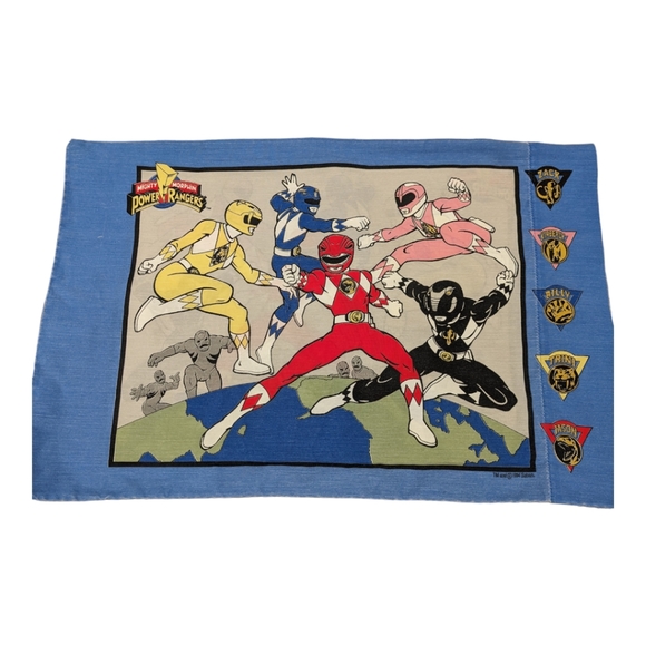 Bedding | Mighty Morphin Power Rangers Standard Size Single Pillow Case ...